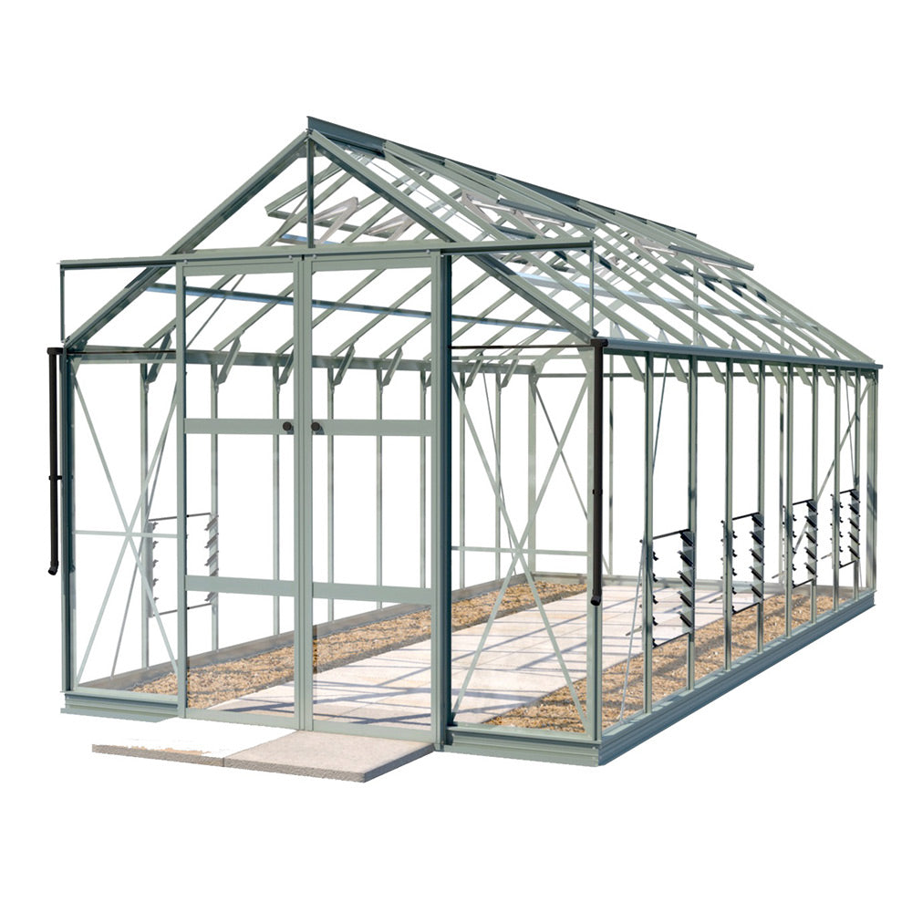 Rhino Premium 8ft x 18ft Greenhouse - colored Frame | Rhino Greenhouses US